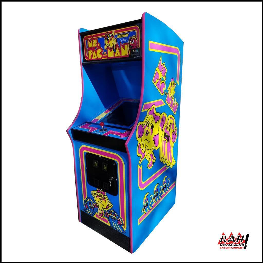 Ms. Pacman Video Arcade Game - Record-A-Hit Entertainment Party Rental ...
